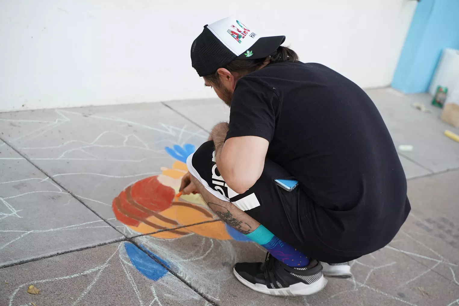 Chalk Art Takeover on Grand Avenue in Phoenix | Phoenix New Times