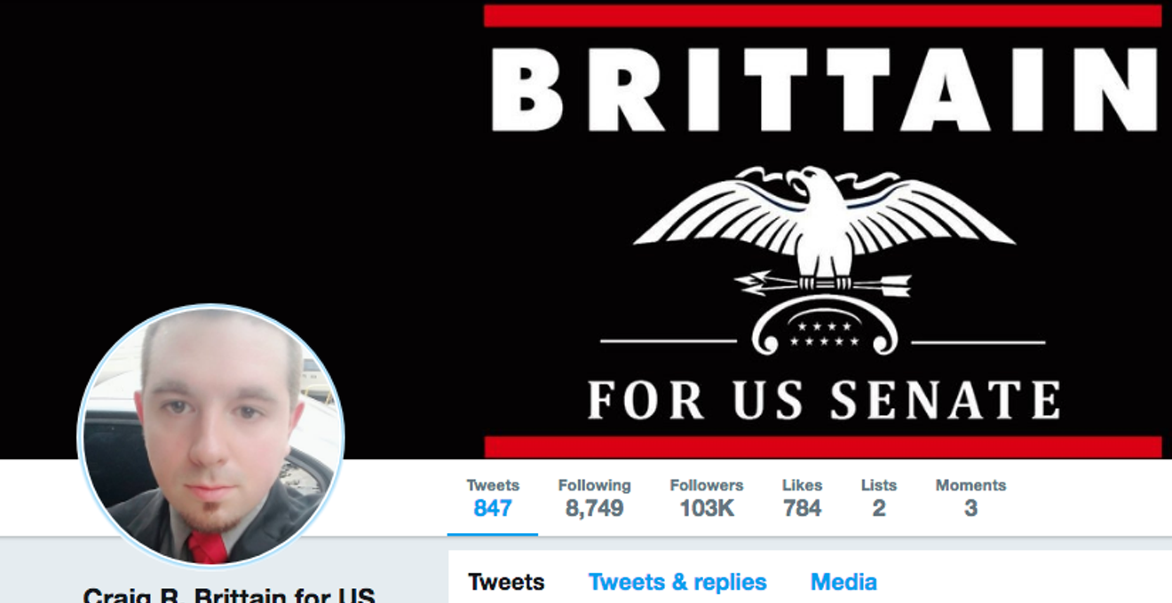 Craig Brittain: Arizona's Most Unhinged Senate Candidate v. Twitter ...