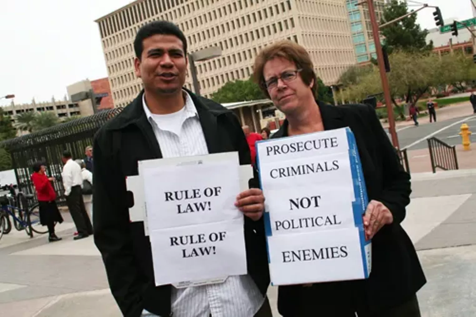 County Attorney Andrew Thomas the Focus of Big Downtown Phoenix Protest ...