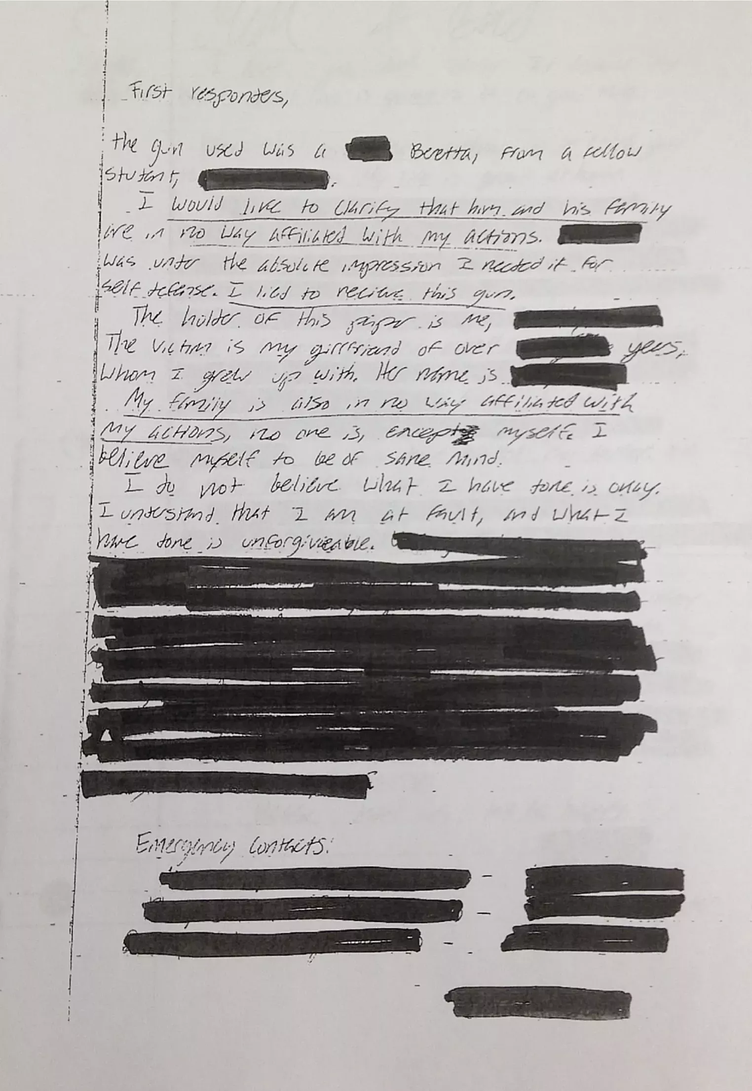 Glendale Teen Shooter's Suicide Notes, Crime Scene Photos, Released by ...